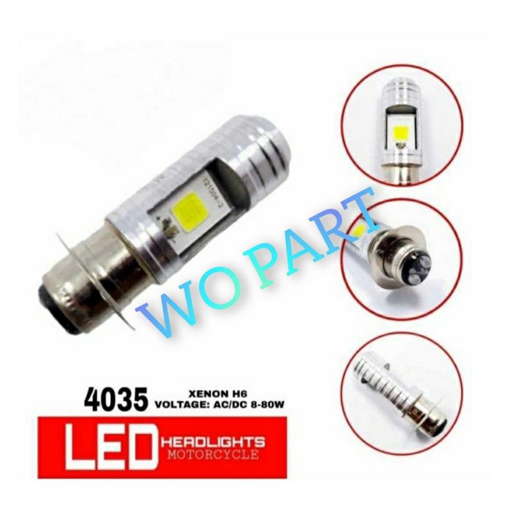 Jual bohlam led Headlight motor lampu bohlam depan utama 2 sisi ...