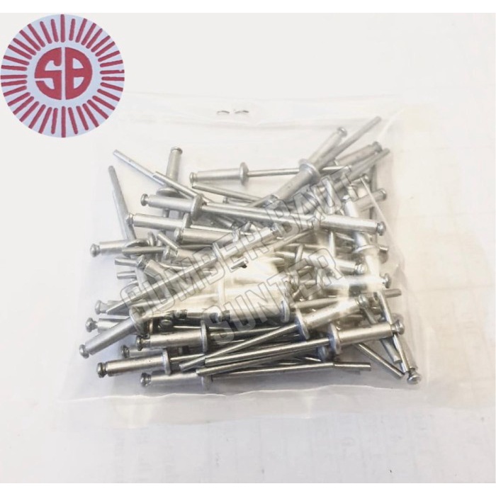 Jual Paku / Blind Rivet Merk Sip SP 640 (4,8 mm x 11 mm) per 50 pcs ...