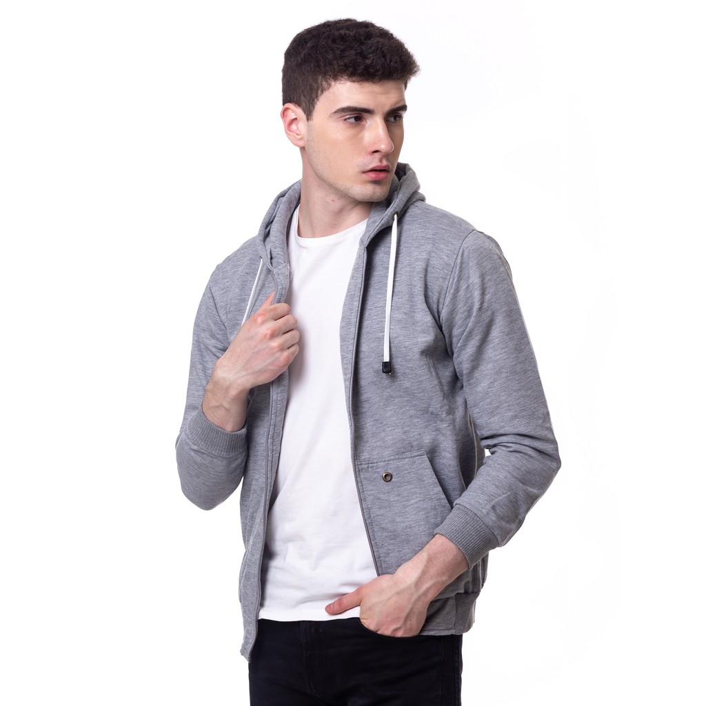 Jual HEYLOOK Official - Jaket Pria Jaket BASIC Hodie Jaket Polos Fleece ...
