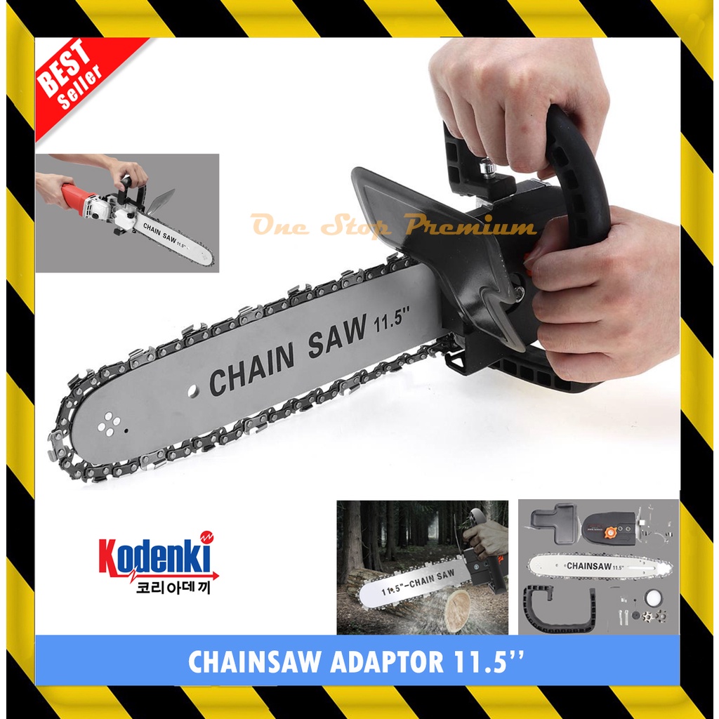 Jual CHAINSAW ADAPTER ADAPTOR GERGAJI MESIN MINI KE GERINDA GURINDA ...