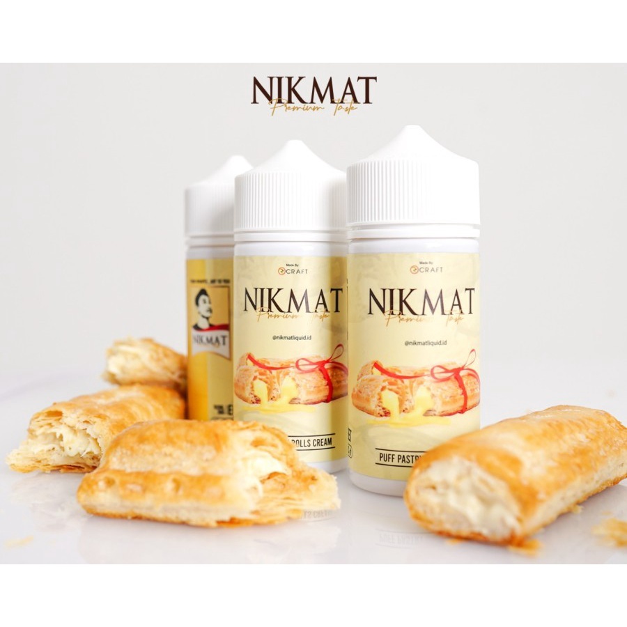Jual LIQUID NIKMAT PUFF PASTRY ROLLS CREAM 100ML BY RCRAFT X VAPES ABY ...