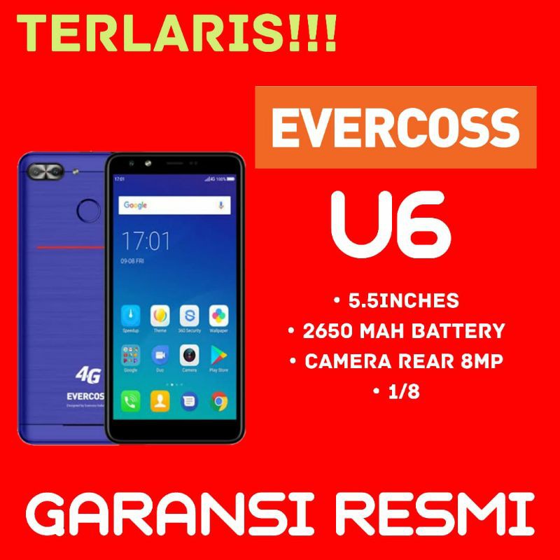 Jual Evercoss Xtream 1 Plus ( U6 ) | Shopee Indonesia