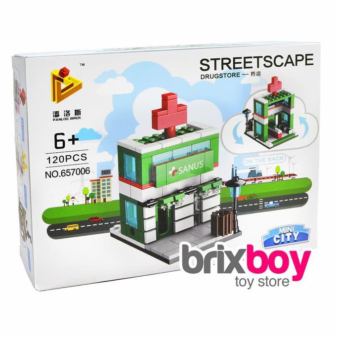 Jual Lego Sembo City Streetscape Panlos 657006 Drug Store Farmacy ...
