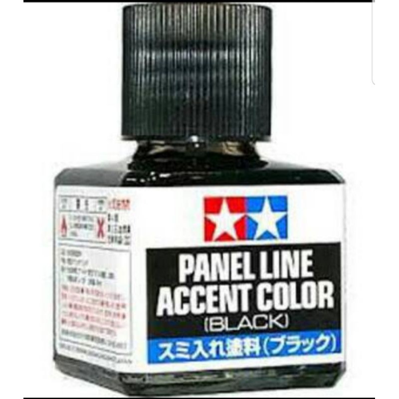 Jual Tamiya Panel Line Accent Color Black Model Kit MG RG HG SD PG ...