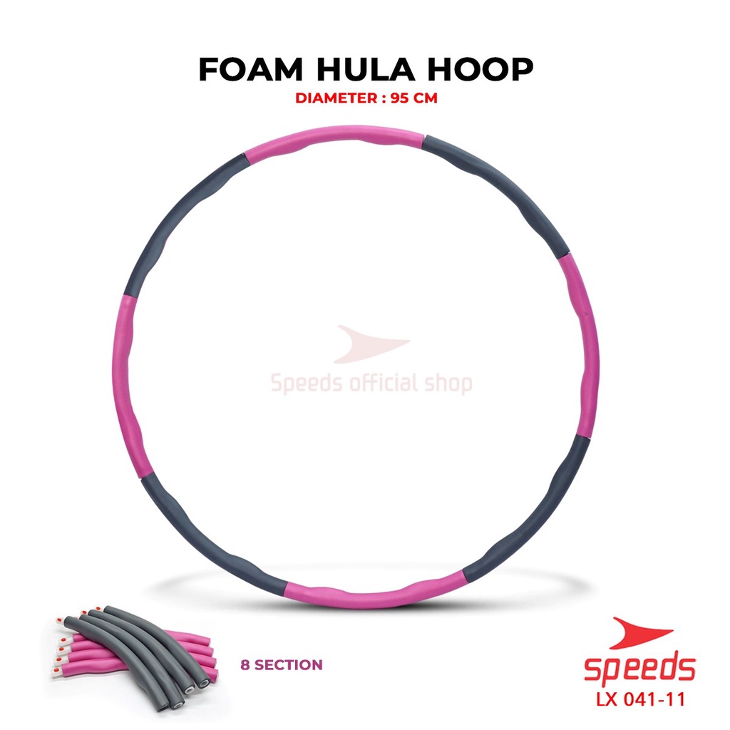 Jual SPEEDS Hula Hoop Foam Bongkar Pasang untuk Fitness Olahraga Senam ...