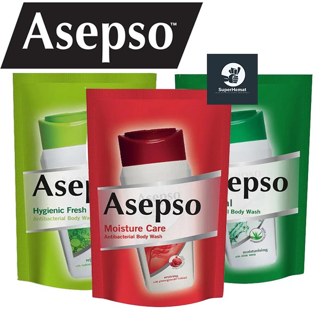 Jual ASEPSO - Sabun Cair Antibacterial - All Variant - Refill 450 ml / Botol 250mL | Shopee ...