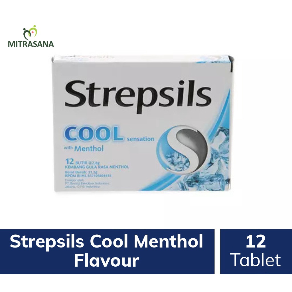 Jual Strepsil Cool Menthol Permen Tenggorokan 2strip | Shopee Indonesia