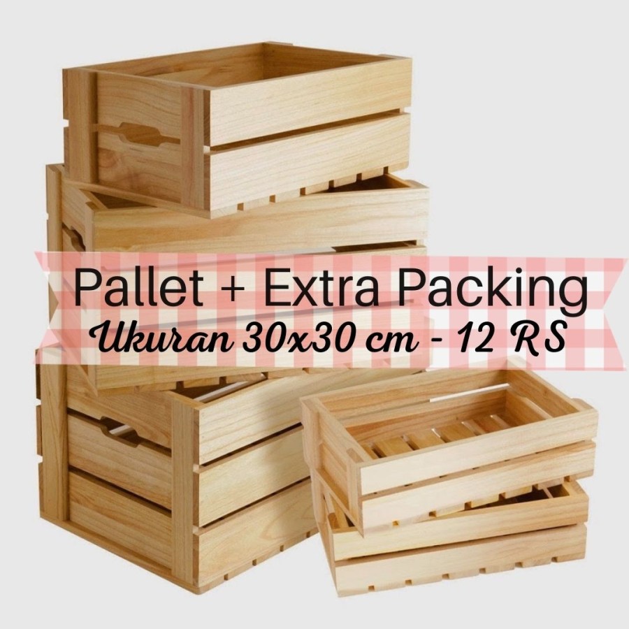 Jual Extra Packing 12R (Palet Kayu) | Shopee Indonesia