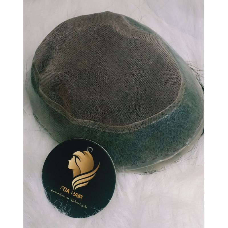 Jual Toupee HH Base Mono Skin Natural remy 100% | Shopee Indonesia