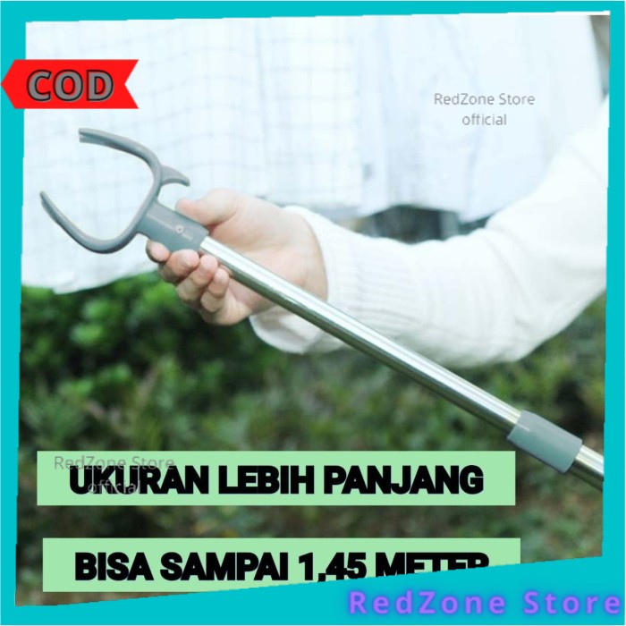 Jual Tongkat Jemuran Pengait Baju Pakaian Panjang Portable Stand Hanger ...