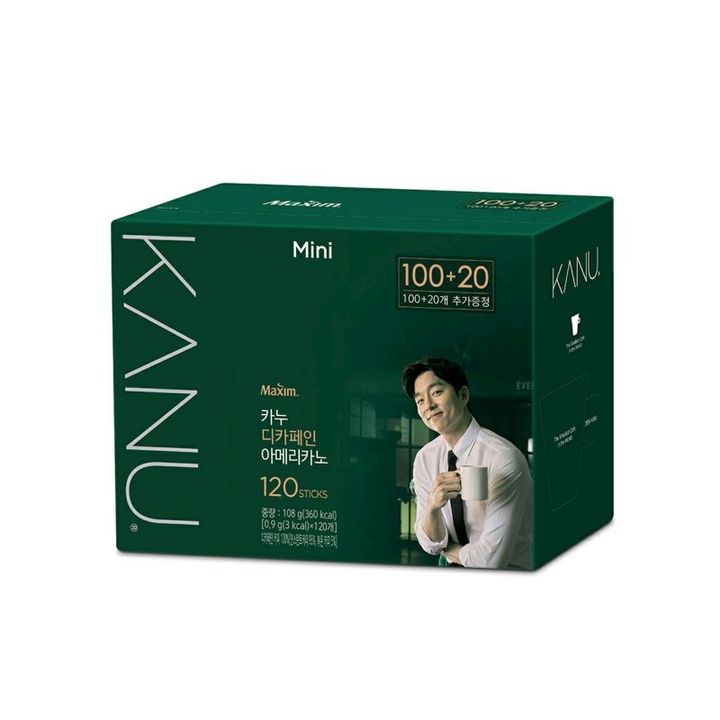 Jual Maxim Kanu Mini Decafein Americano 100 Sachet Free Botol/Kopi ...