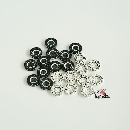 Jual Kancing Executive/Kancing Grafir/ Kancing Hem 20L/13 mm (1 ...