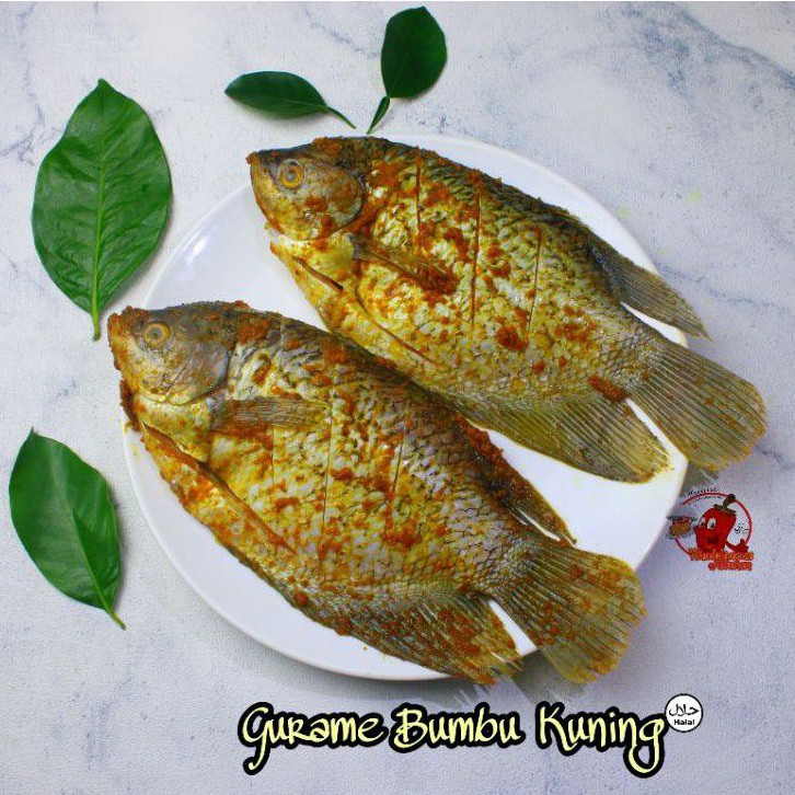 Jual NEW!! GURAME BUMBU KUNING SIAP GORENG | Shopee Indonesia