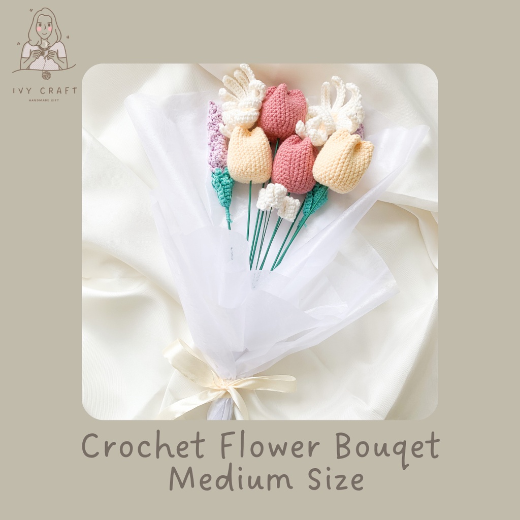 Jual Buket Bunga / Flower Bouqet / Buket Bunga Tahan Lama / Crochet ...