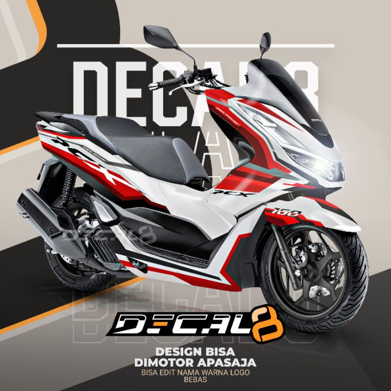 Jual STICKER DECAL HONDA PCX FULL BODY CUSTOM PREMIUM QUALITY SPECIAL ...
