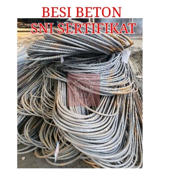 Jual Besi Beton 8 mm Polos Panjang 12 Meter SNI SERTIFIKAT | Shopee ...