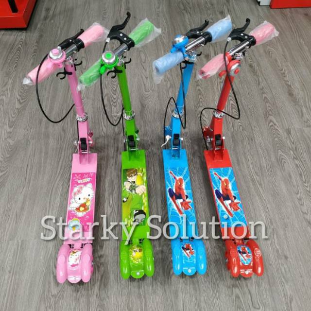 Jual Skuter Otopet Otoped Anak 3 Roda Rem Tangan | Shopee Indonesia