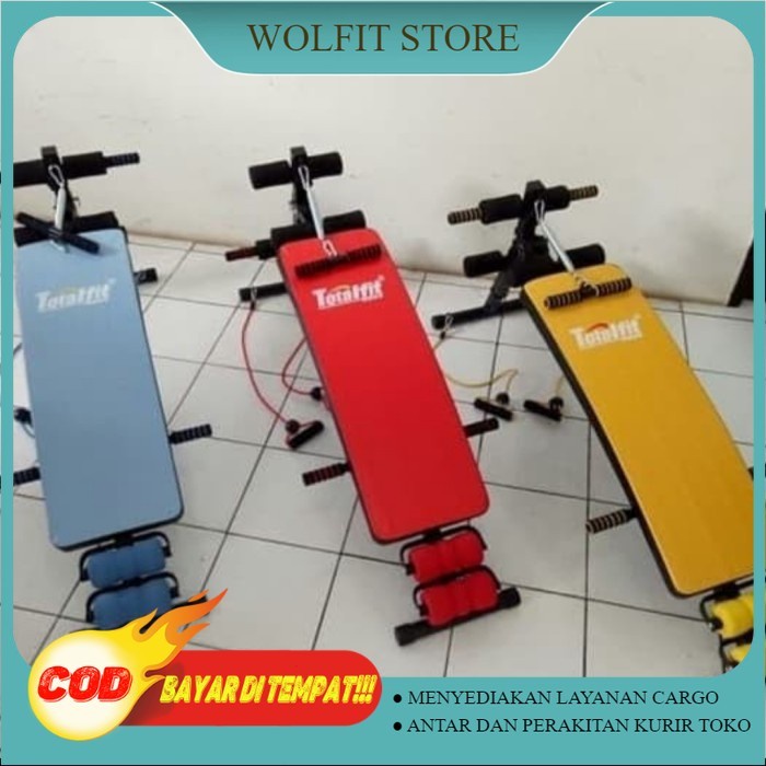 Jual Alat Olahraga Sit Up Bench merek Total Fitnes | Bangku Sit Up ...