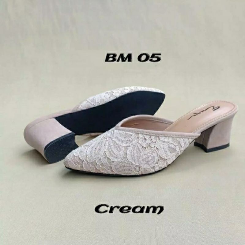 Jual Emye Sepatu Sandal Wedding Shoes Brukat Glitteer Original ...