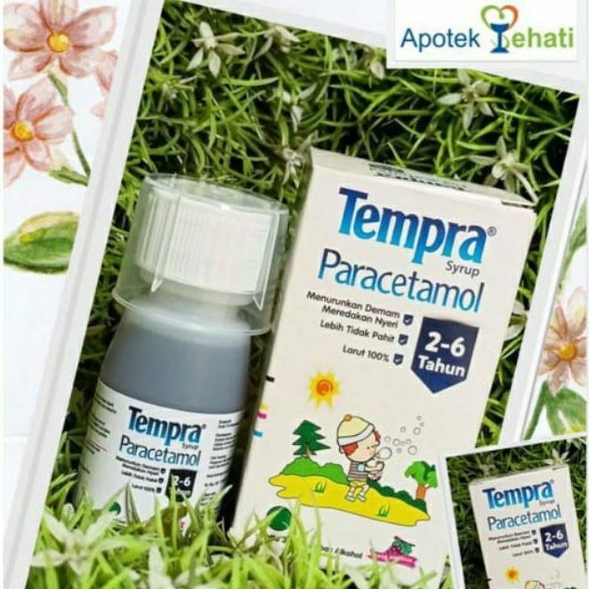 Jual Tempra Syrup 30 mL / Tempra Sirup 30 mL Rasa Anggur Paracetamol ...