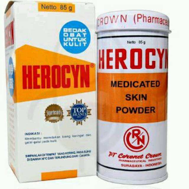 Jual Herocyn Bedak Obat Untuk Kulit 50g/85g/150g | Shopee Indonesia