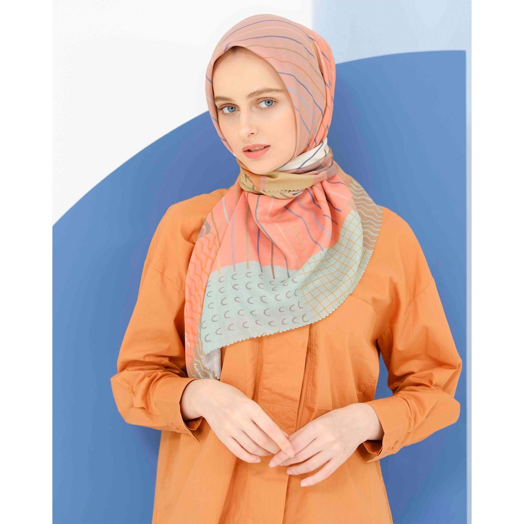 Jual Nadjani x Deenay - Scarf - Sprinkle Peach | Shopee Indonesia