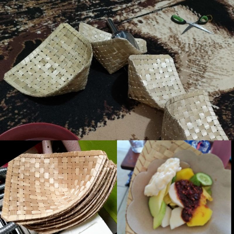 Jual Pincuk bambu/Pincuk pecel/Pincuk Lotek/Pincuk rujak cingur ...