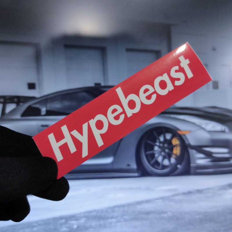 Jual STICKER HYPEBEAST RED | Shopee Indonesia
