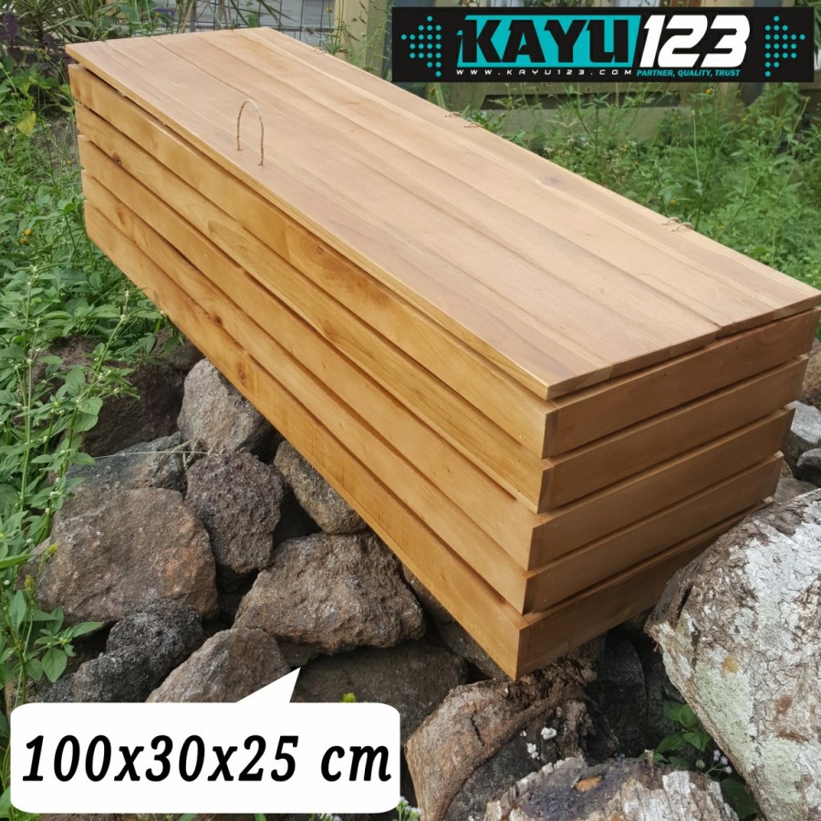 Jual Wooden Crate 100x30x25 cm Kotak Kayu Storage Box Kayu Tempat ...
