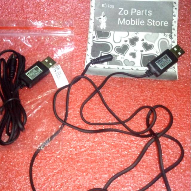 Jual Converter Kabel Charger Nokia Lubang Lingkaran Kecil to Port USB ...