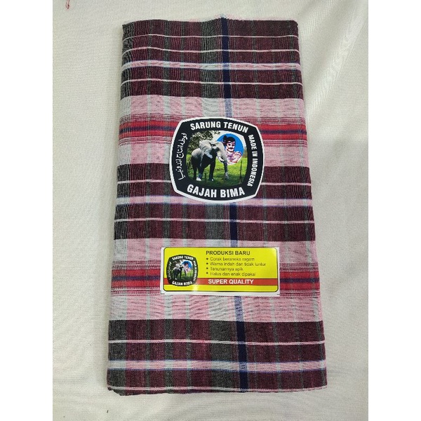 Jual Sarung Gajah Bima Plastik Warna Dan Motif Random | Shopee Indonesia