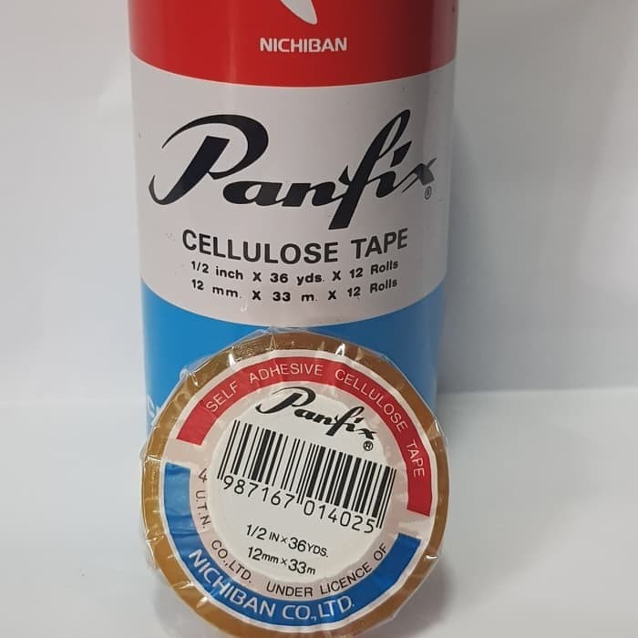 Jual Isolasi Panfix 1/2" inch 12mm x 36 yards | Shopee Indonesia