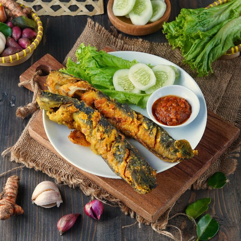 Jual Lele goreng crispy bumbu kuning, lele frozen, frozen food FREE ...