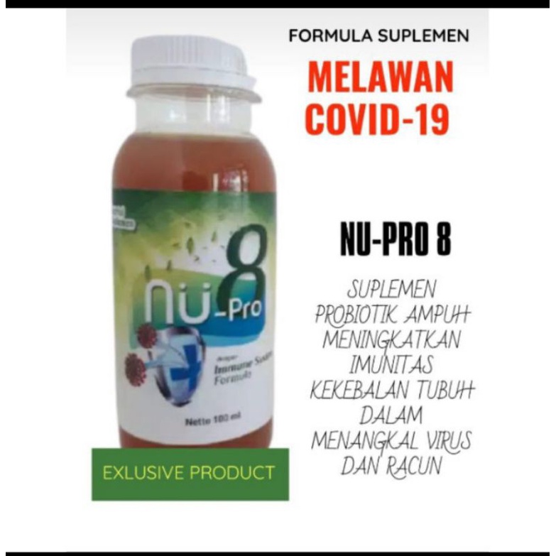 Jual Nu Pro 8 Suplemen Probiotik Immune System Mencegah dan Menangkal ...