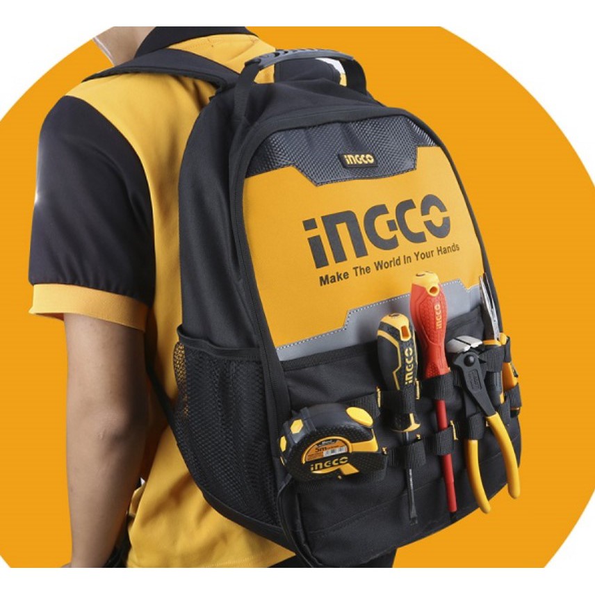 Jual TAS ALAT TUKANG RANSEL PERKAKAS TOOLS BACKPACK INGCO HBP0101 ...