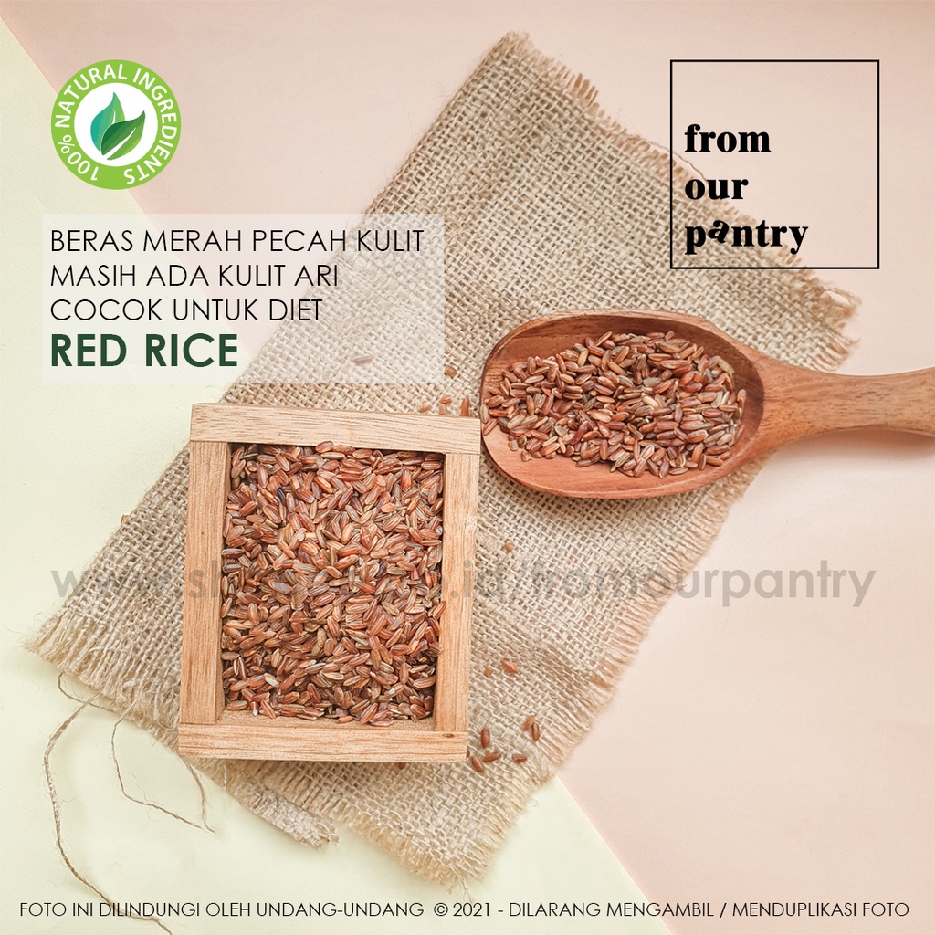 Jual From Our Pantry - 1kg Beras Merah Diet Whole Grain Red Rice ...