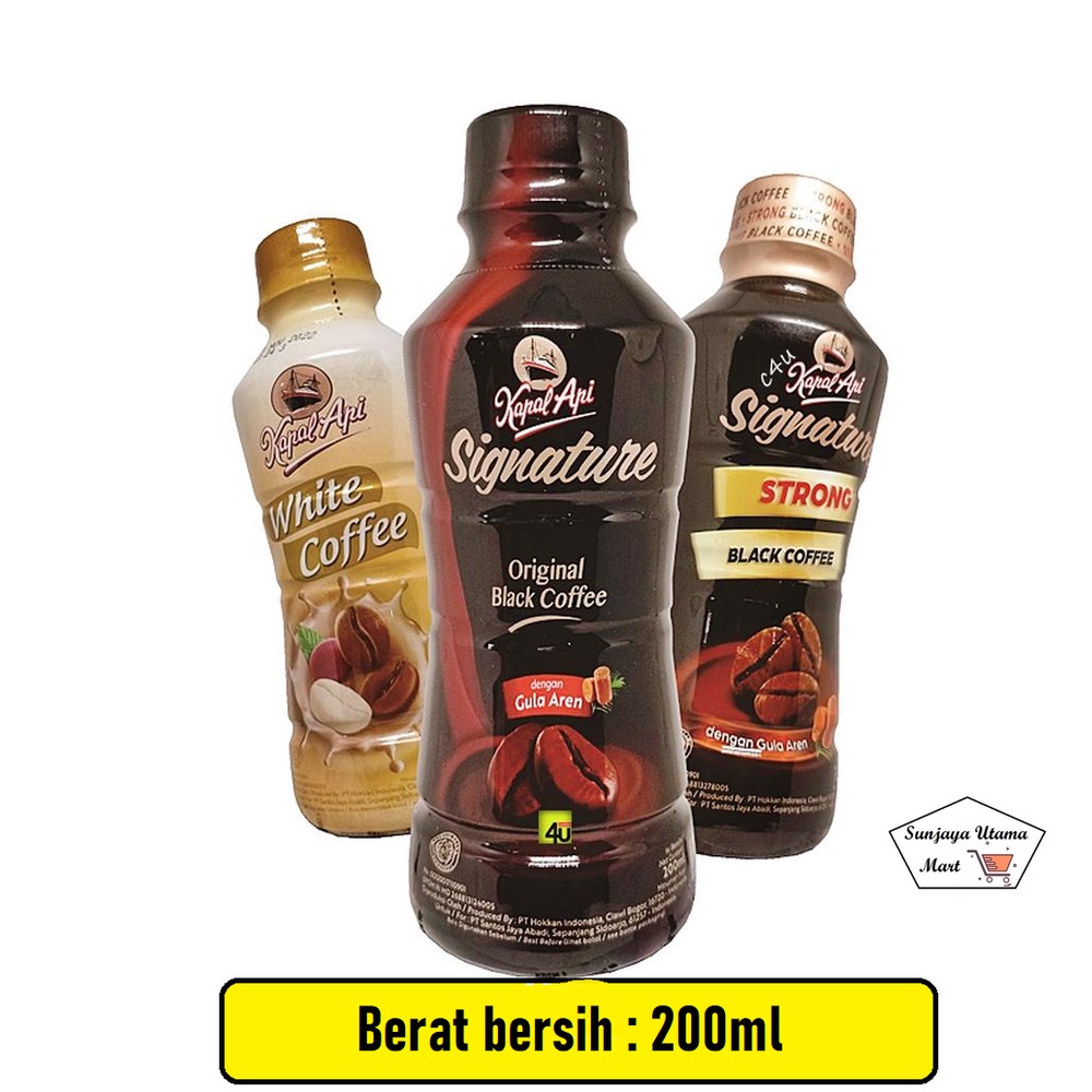 Jual Kopi Kapal Api Botol 200ml All variant | Shopee Indonesia