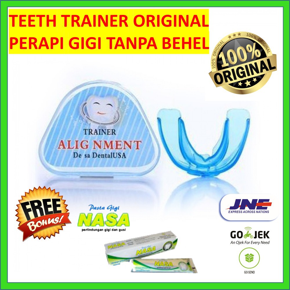 Jual Perapi Gigi ORIGINAL Tanpa Behel TEETH TRAINER ALIGNMENT | Shopee ...