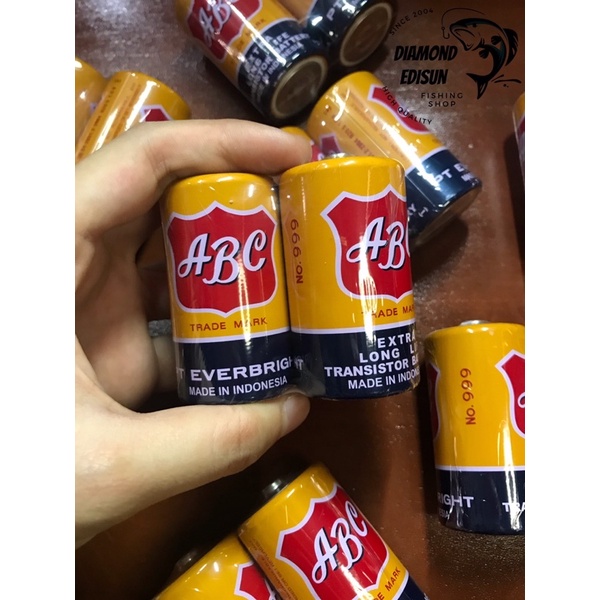 Jual Baterai Battery Batere ABC Orange Tipe D Besar R20 isi 2 buah ...