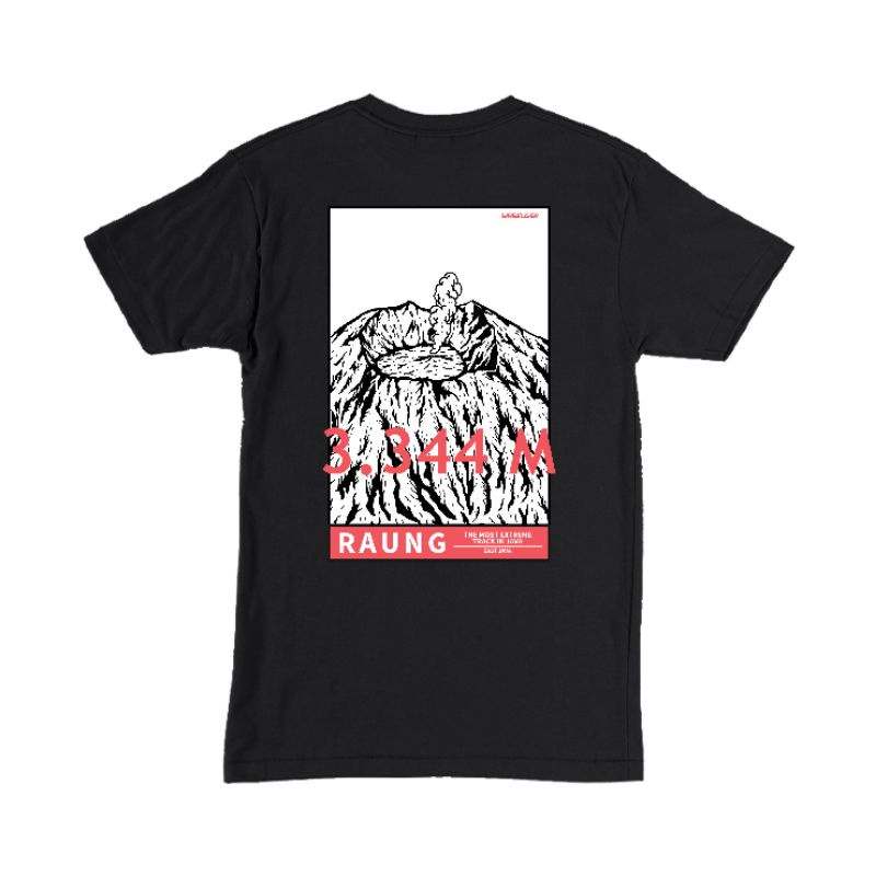 Jual Wheelger Mt. Raung Tshirt -(KAOS GUNUNG) | Shopee Indonesia