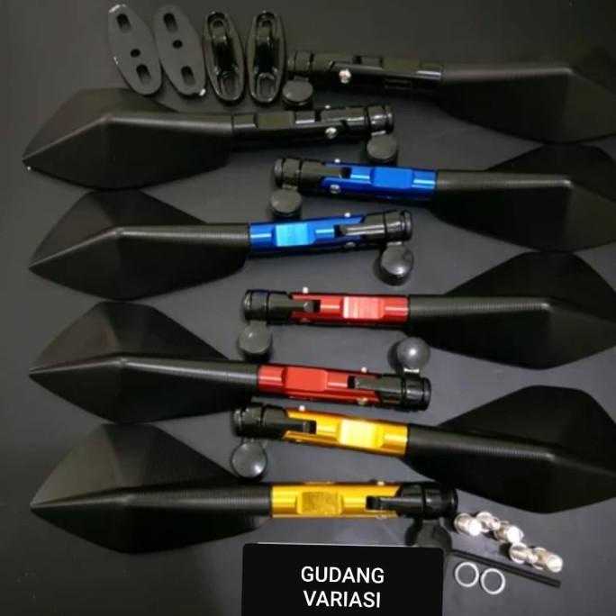 Jual SPION TOMOK JUMBO BESAR CNC V5 NINJA KAWASAKI R15 R25 - KUNING ...