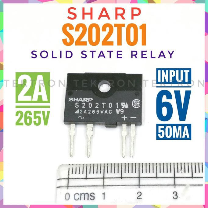 Jual SHARP SSR S202T01 solid state relay 2A 260VAC tektron22 Diminati Banget | Shopee Indonesia