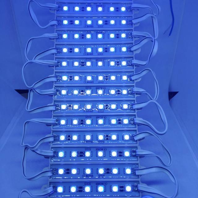 Jual Led SMD 5050 waterproof 6 mata led per strip 12 volt | Shopee Indonesia