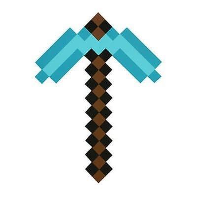 Jual New Pickaxe Axe Minecraft Ax Kapak Kampak Mine Craft Bukan Pedang ...