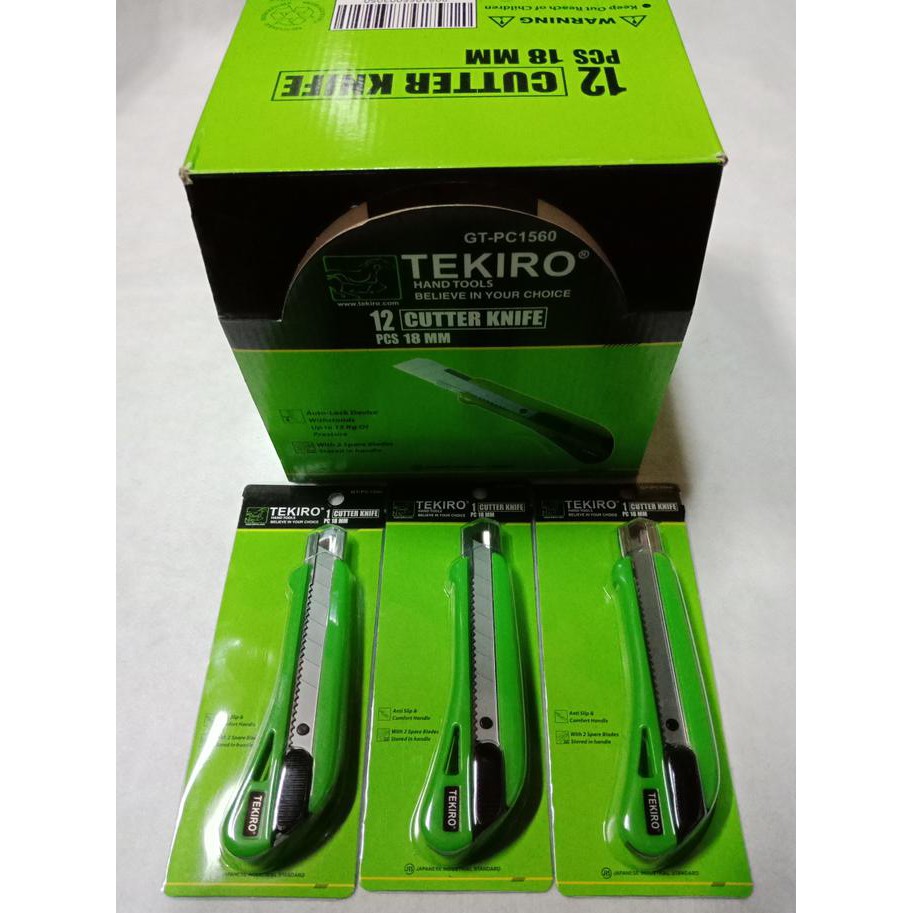 Jual Discount Tekiro Pisau Cutter Besar / Cutter Knife 18Mm Ayo Beli ...