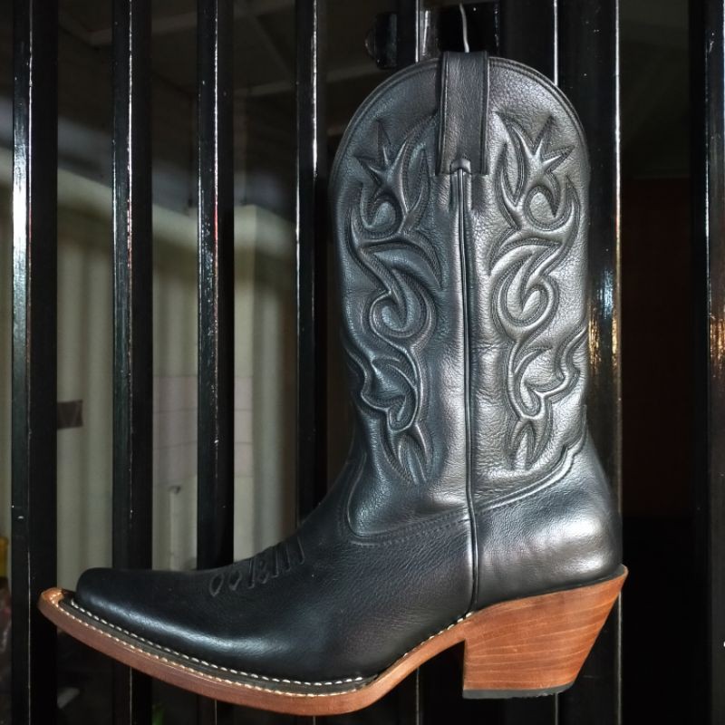 Jual Sepatu Jungle Full Kulit || Sepatu Cowboy || Sepatu Bikers ...