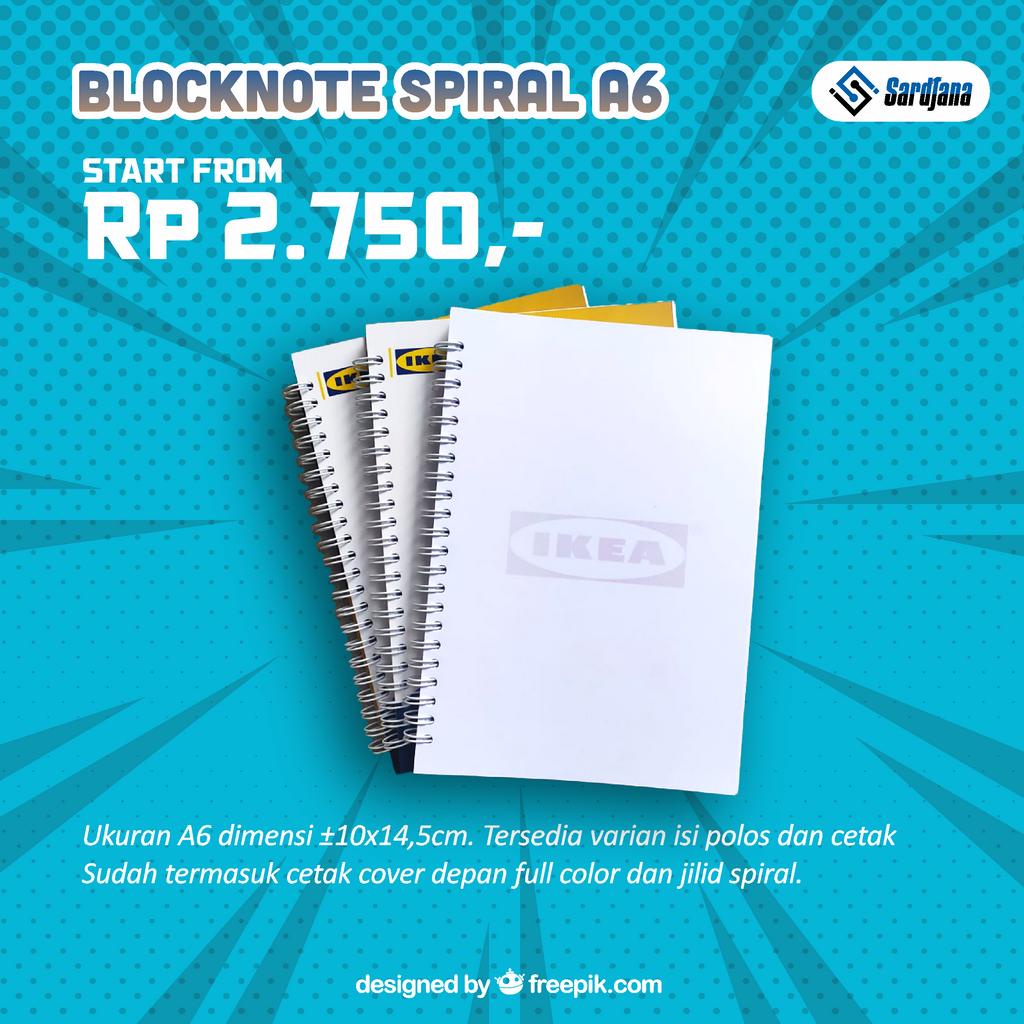 Jual Blocknote / Bloknote / Notebook / Notes A6 Spiral Souvenir Event ...