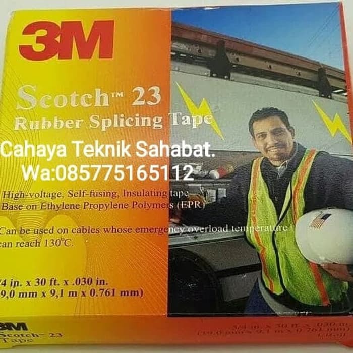 Jual Isolasi 3m Scotch 23 Rubber Splicing Tape | Shopee Indonesia