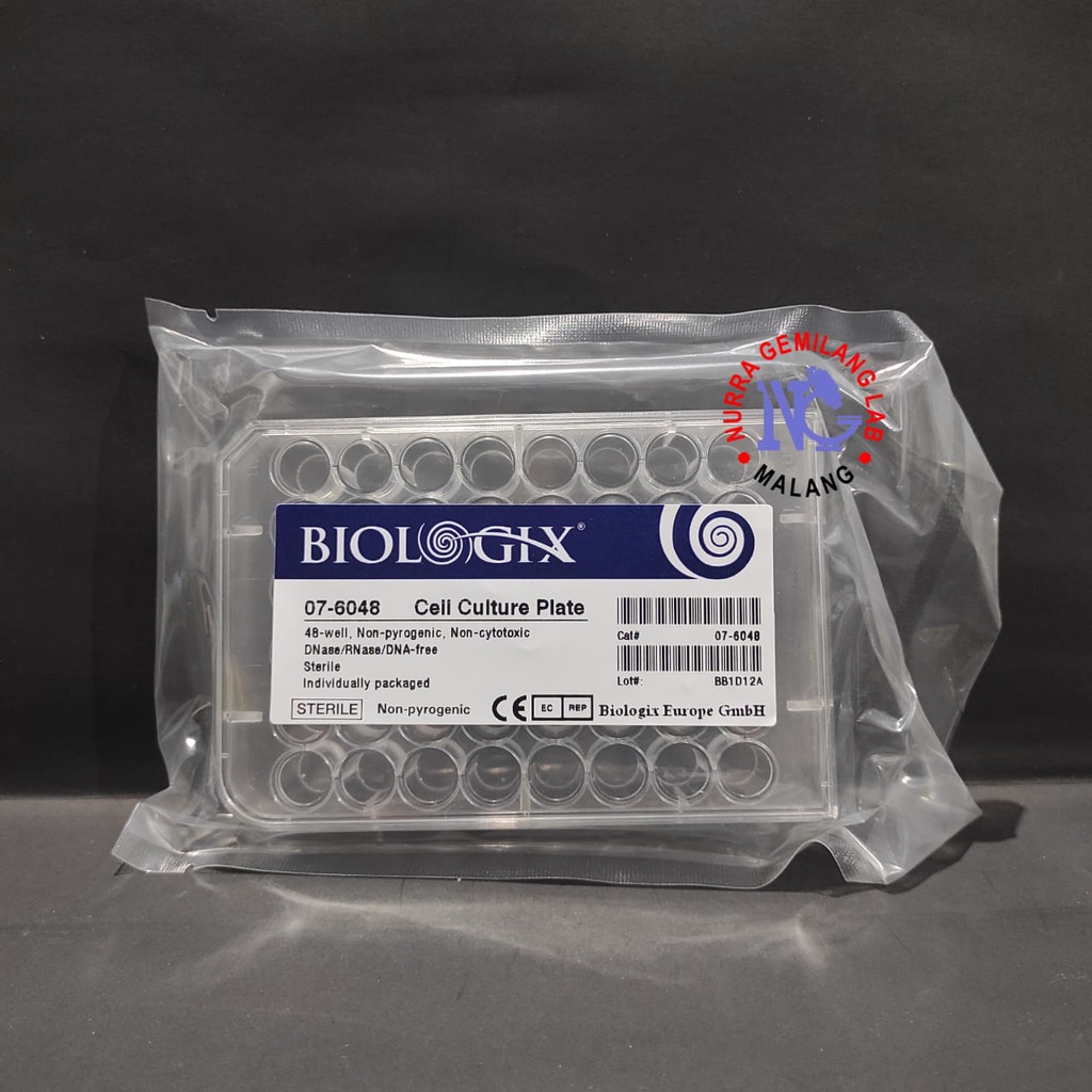 Jual Microplate Biologix Steril 6 Well 12 Hole 24 Lubang 48 96 | Shopee Indonesia