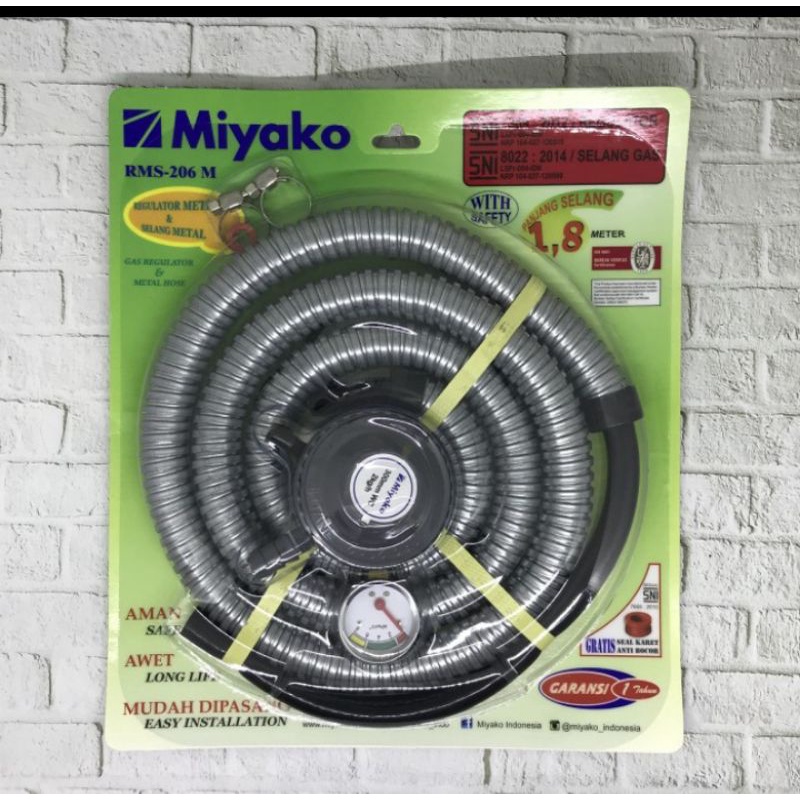 Jual MIYAKO selang gas+regulator(RMS-206M) | Shopee Indonesia